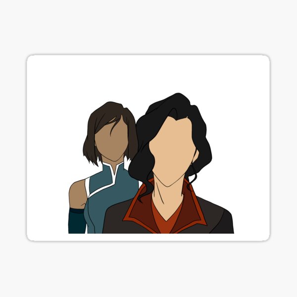 "Korrasami" Sticker for Sale by lilram95 | Redbubble
