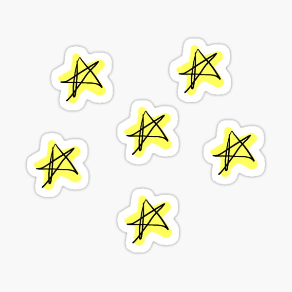 "Stars Sticker Pack" Sticker by anjalib2001 | Redbubble