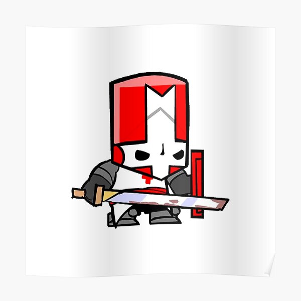 "Castle crashers red knight" Poster by Rccola55 | Redbubble
