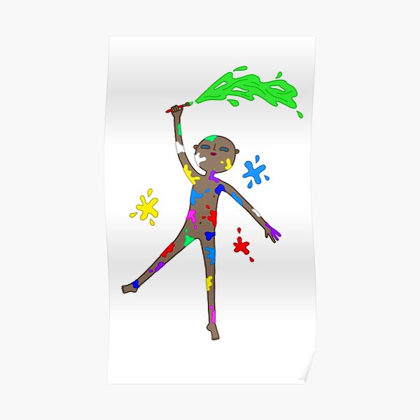 "Splat" Poster by emilymonaghan | Redbubble