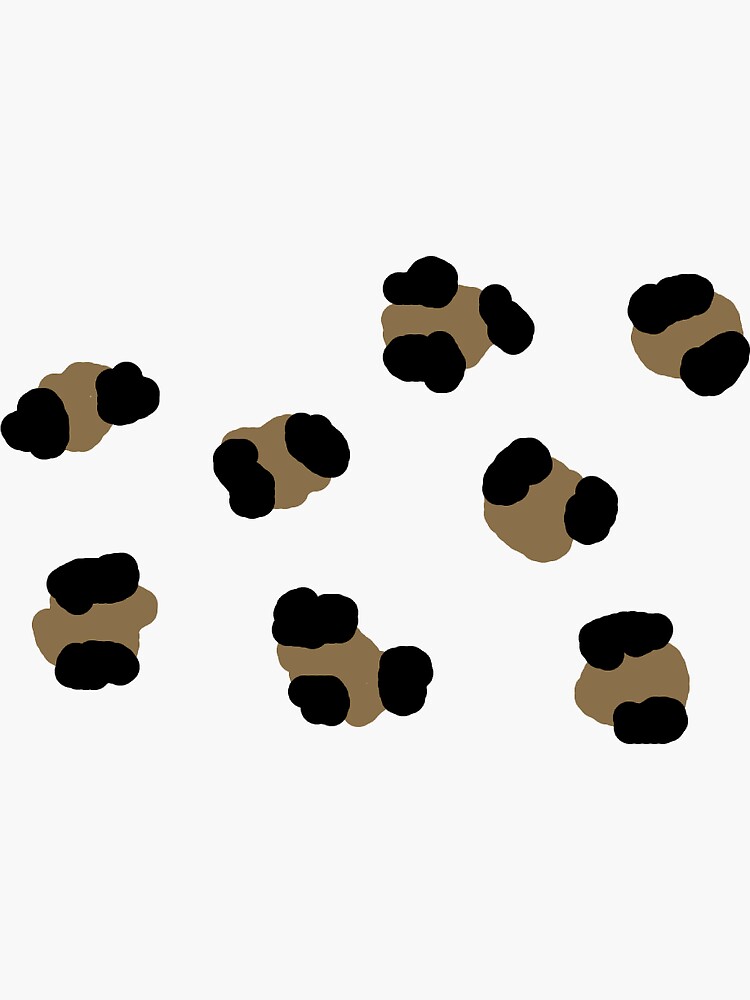 "cheetah print sticker pack" Sticker by chloeconst23 | Redbubble