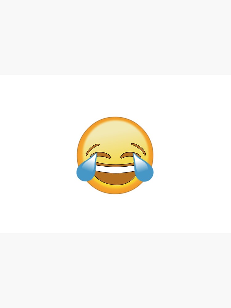 "Hysterical/ Laughing with tears Emoji" Mask by merchani | Redbubble