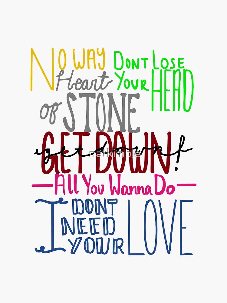 "Six the Musical " Sticker for Sale by natkimble | Redbubble