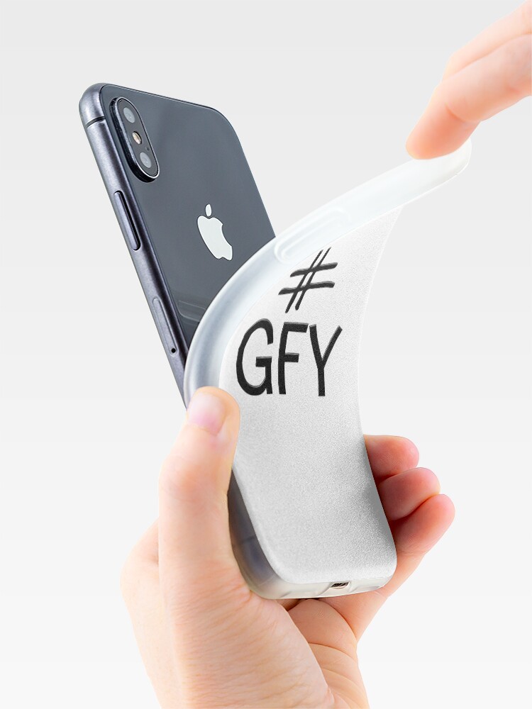 "#GFY" iPhone Case for Sale by bolloxologie | Redbubble