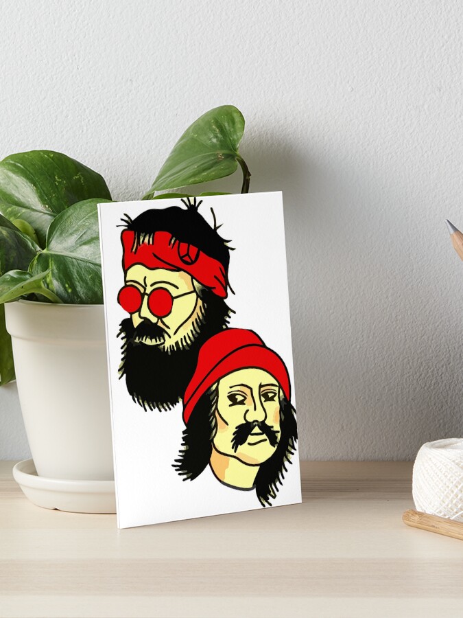 "cheech chong" Art Board Print for Sale by rafaelwolf | Redbubble
