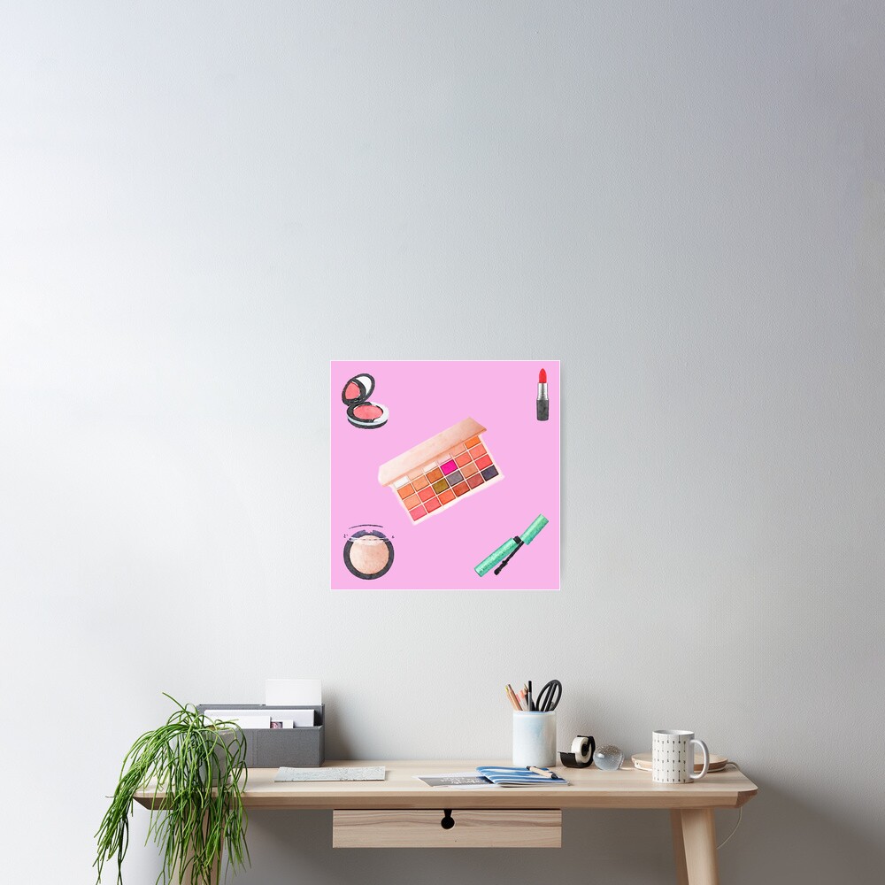 "Cute Makeup collection - colour variation" Poster by sillybanana ...