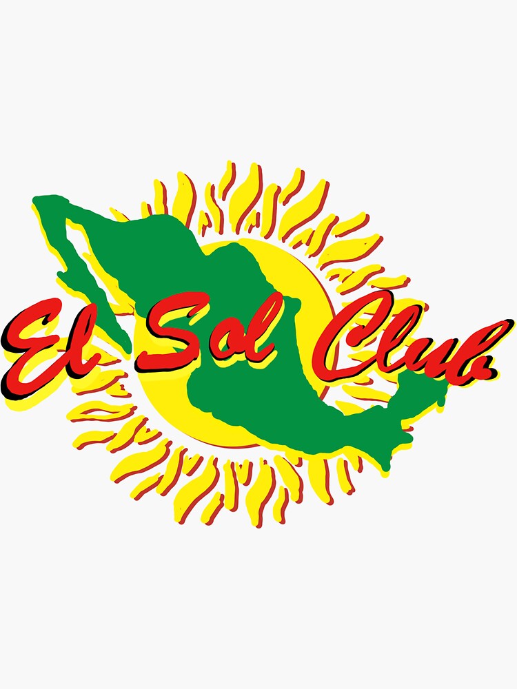 "El Sol Club Logo" Sticker by Troyxserena | Redbubble