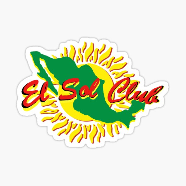 "El Sol Club Logo" Sticker by Troyxserena | Redbubble