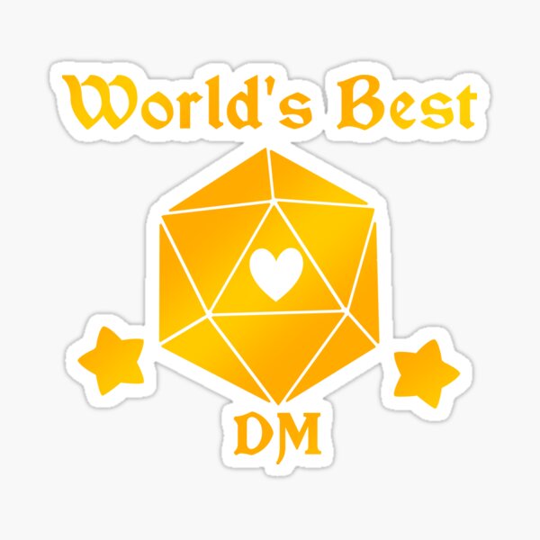 "World's Best DM" Sticker for Sale by Atlantahammy | Redbubble