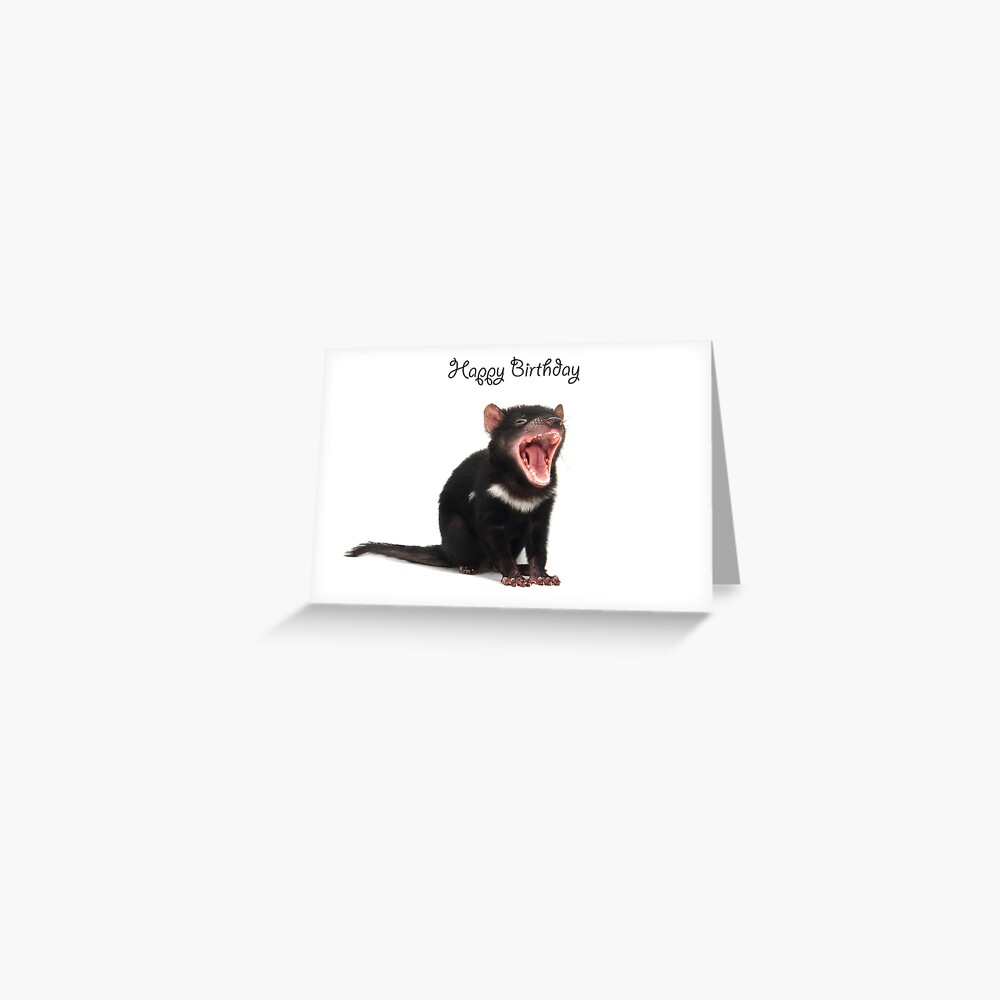 "A Tasmanian Devil birthday card 3L" Greeting Card for Sale by gerryp1 ...