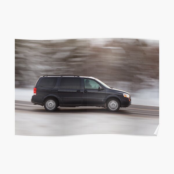 "The moving mini van" Poster for Sale by josefpittner | Redbubble