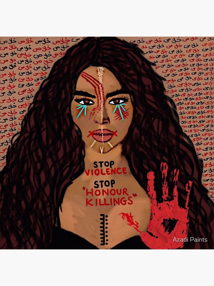 "Stop Violence, Stop Honour Killings " Poster for Sale by nxbjx | Redbubble