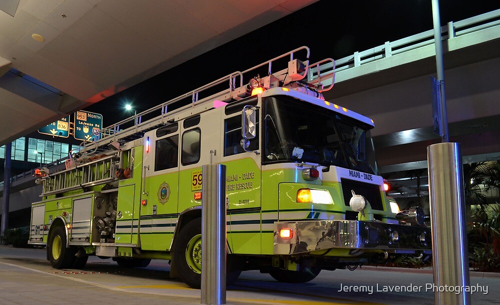 "Miami Dade Fire Rescue Truck parked at MIA, Florida " by Jeremy ...