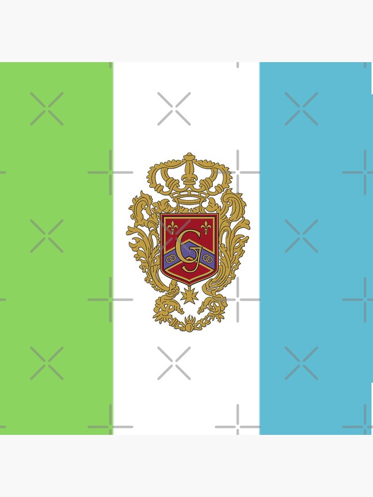 "Genovian Flag" Sticker by one-broke-kid | Redbubble