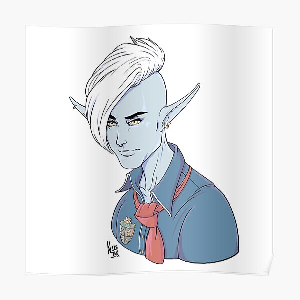 "Rhys the water elf" Poster by Nileink | Redbubble