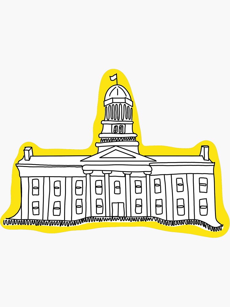 "Iowa Old Capital" Sticker for Sale by TravelPad | Redbubble