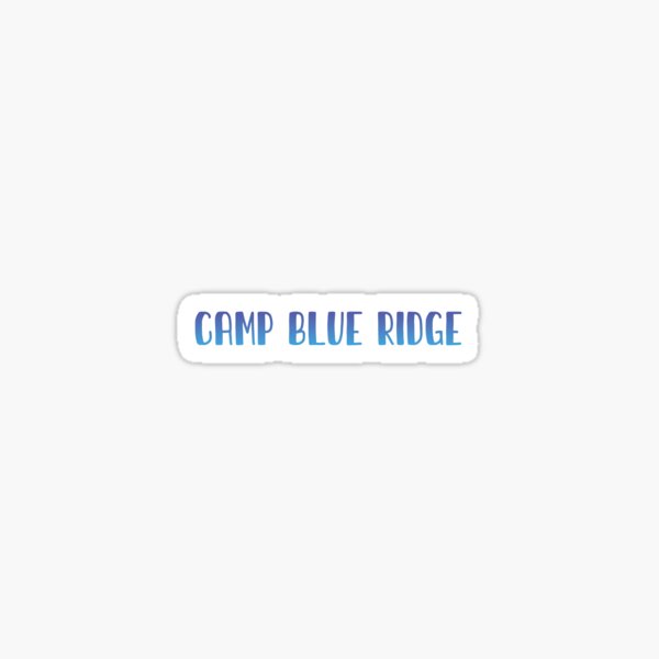 ""camp blue ridge"" Sticker by ercoco24 | Redbubble