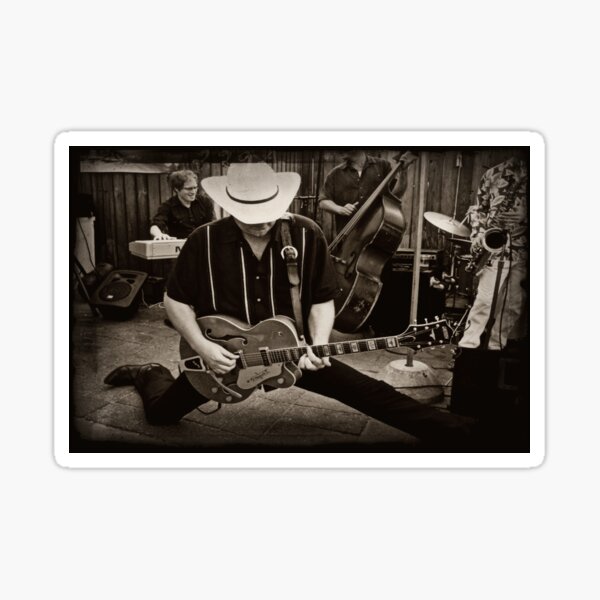 "Walkin' the Line" Sticker for Sale by KristinaGale | Redbubble