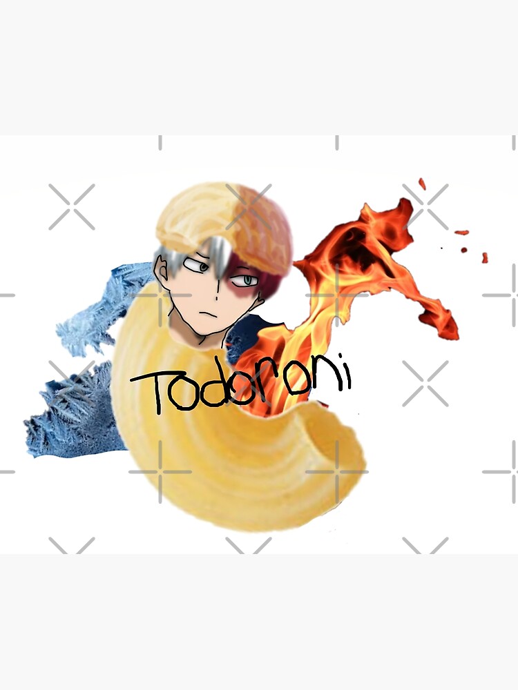 "My Hero Academia "Todoroni" Meme Print" Art Print for Sale by ...