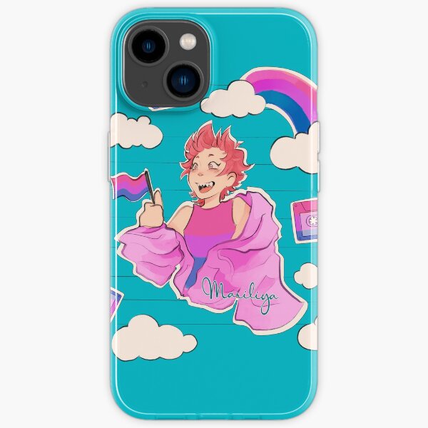 "bi kirishima LGBT flag" iPhone Case for Sale by Mari-Firefly | Redbubble