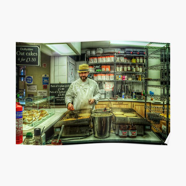 "Derby Pyclet & Oat Cakes" Poster by spectrumcry | Redbubble