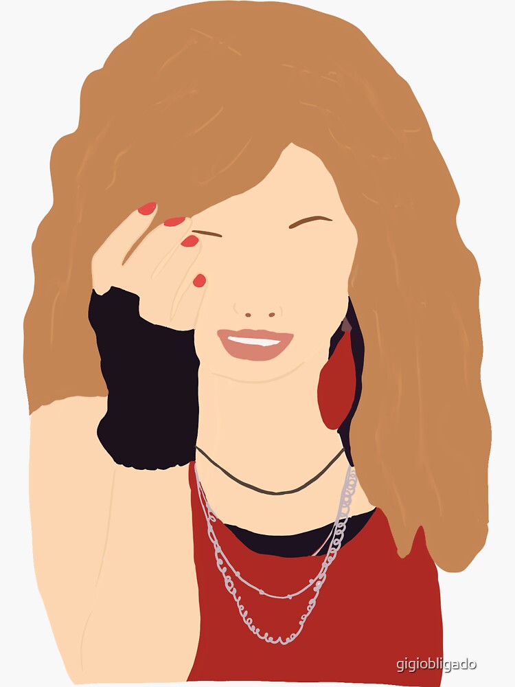 "debby ryan smirk" Sticker by gigiobligado | Redbubble