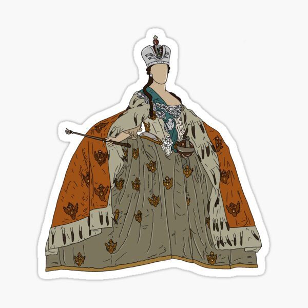 "Catherine the Great" Sticker for Sale by mollymarie | Redbubble