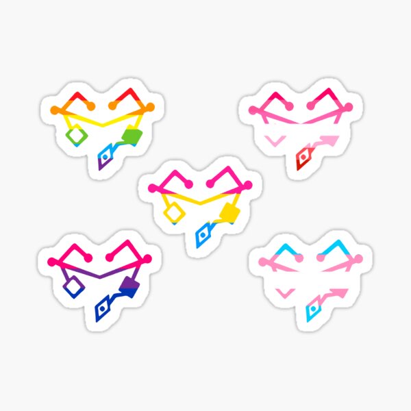"She Ra Heart in First Ones Language Pride Bundle" Sticker by ascArtt ...