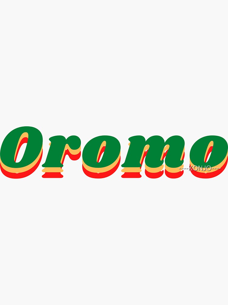 "Oromo Decal " Sticker for Sale by ----KONJO---- | Redbubble