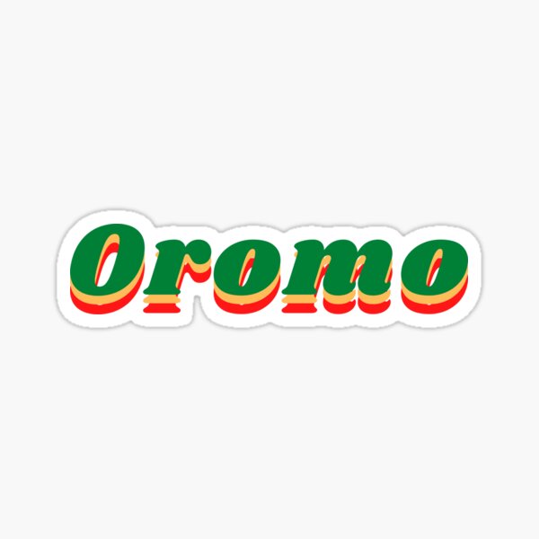 "Oromo Decal " Sticker for Sale by ----KONJO---- | Redbubble
