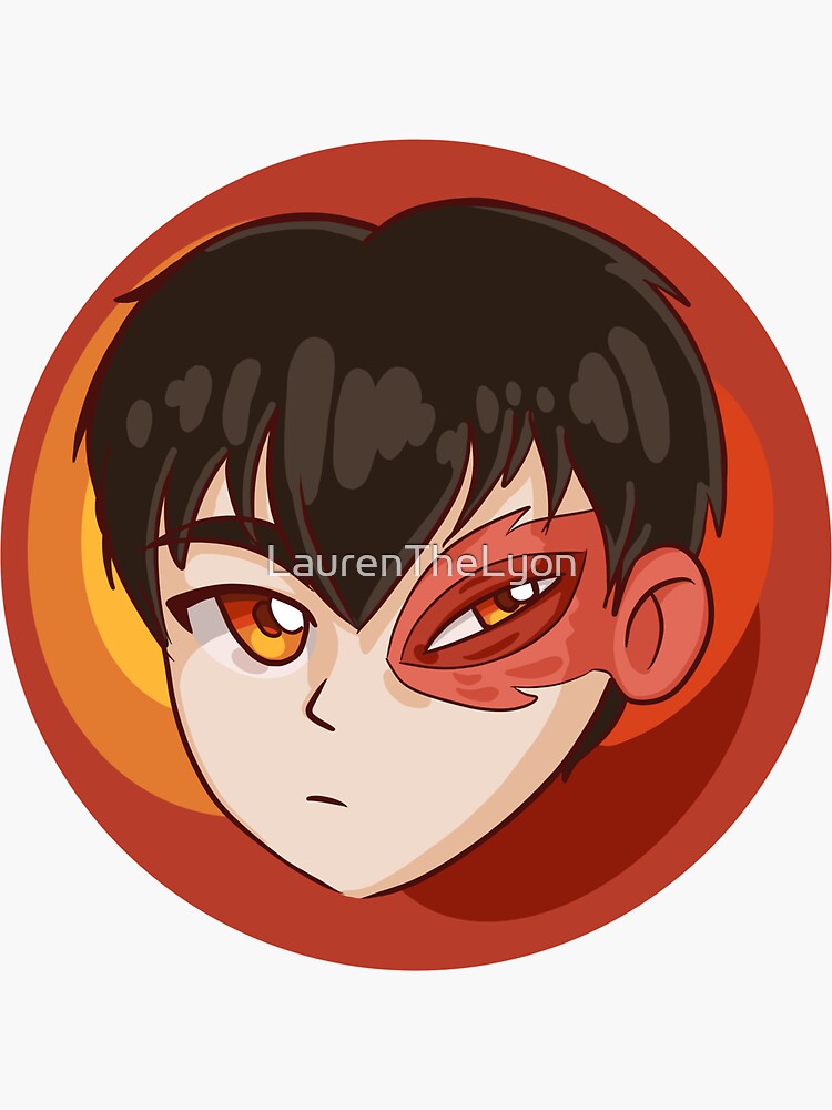 "ATLA Chibi Zuko" Sticker by LaurenTheLyon | Redbubble