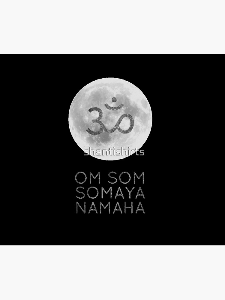 Om Som Somaya Namaha, Moon Mantra Tapestry sold by Indrajit Singh | SKU ...