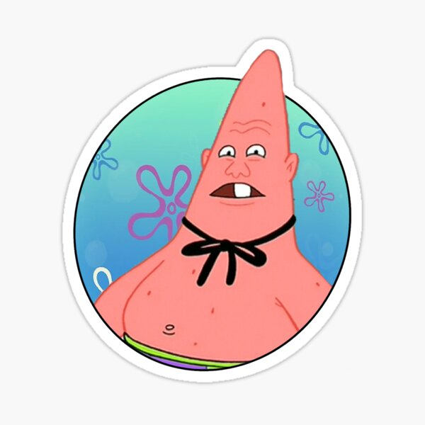 "Patrick (spongebob) cute" Sticker for Sale by rosetorus | Redbubble