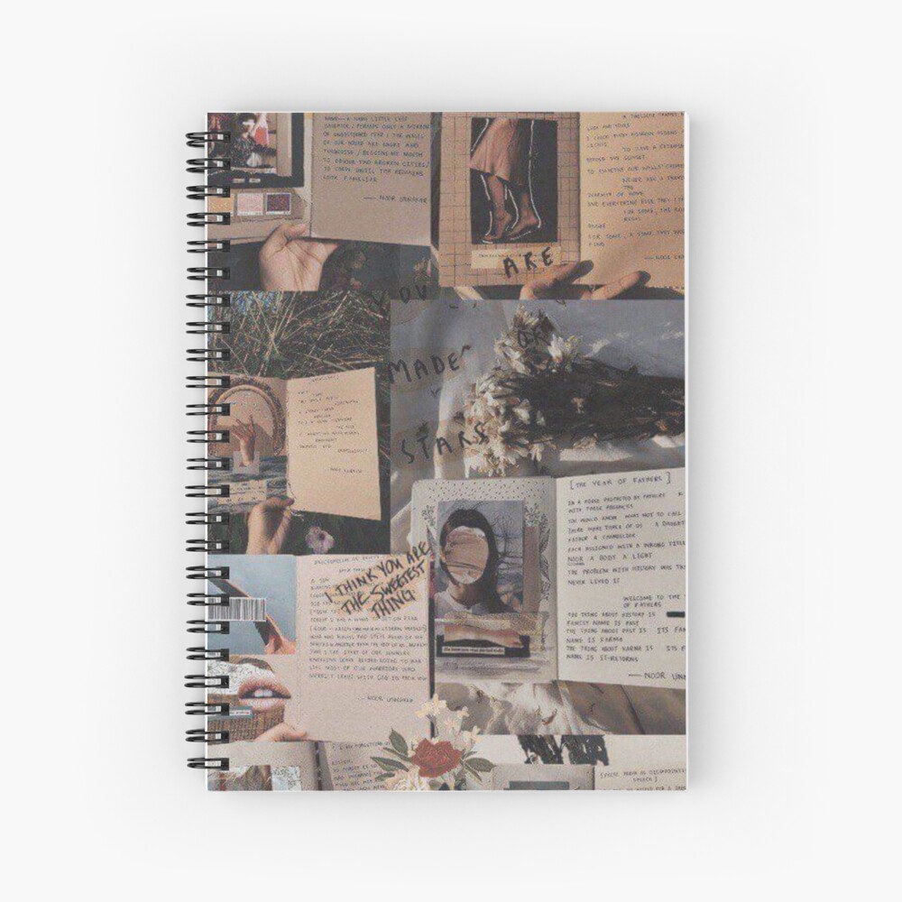 "Brown aesthetic " Spiral Notebook for Sale by Nemo01 | Redbubble