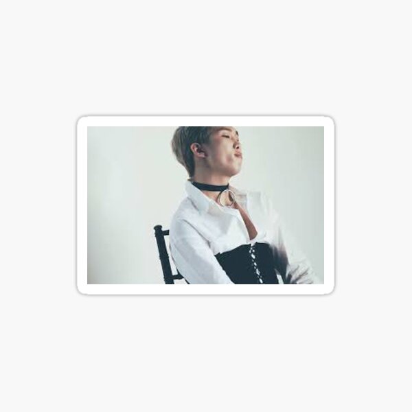 "BTS - Namjoon Model Picture" Sticker by braceletsbyqu | Redbubble