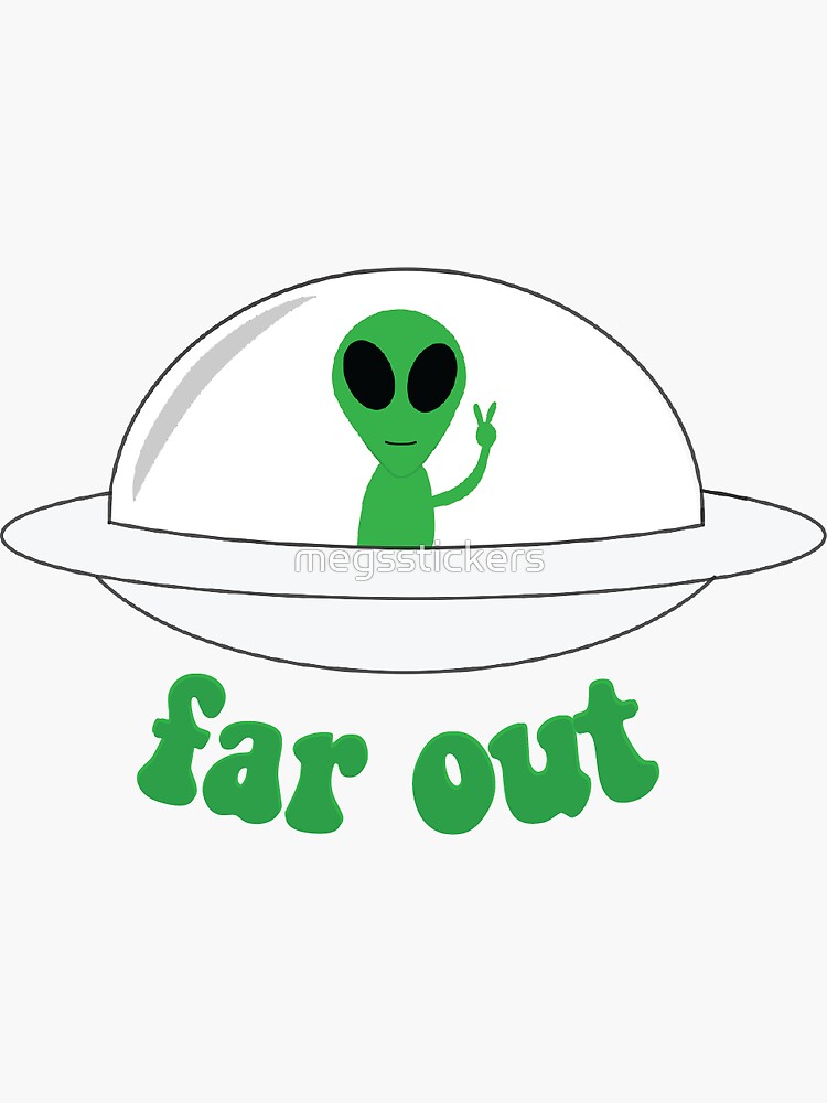 "Alien Sticker Transparent" Sticker by megsstickers | Redbubble