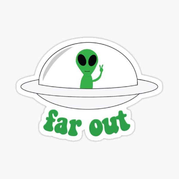 "Alien Sticker Transparent" Sticker by megsstickers | Redbubble