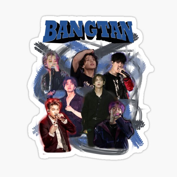 "BANGTAN" Sticker for Sale by francesg57 | Redbubble