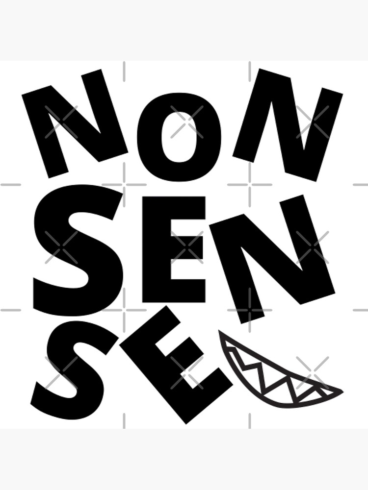 "Nonsense Aesthetic " Poster for Sale by adorable21 | Redbubble