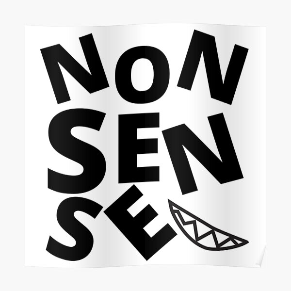 "Nonsense Aesthetic " Poster for Sale by adorable21 | Redbubble