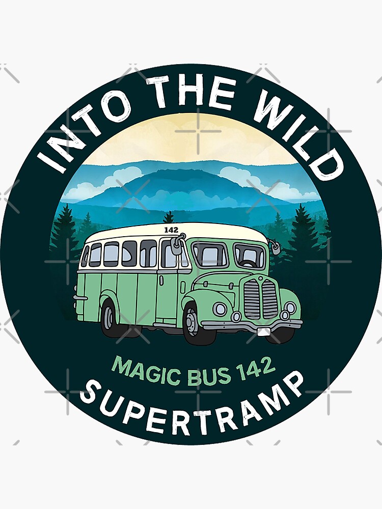 Sticker « Into The Wild Magic Bus 142 T-shirt classique - Christopher ...