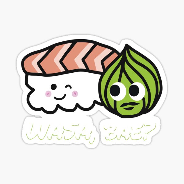"Wasa, Bae Japan Sushi Rice" Sticker by mooon85 | Redbubble