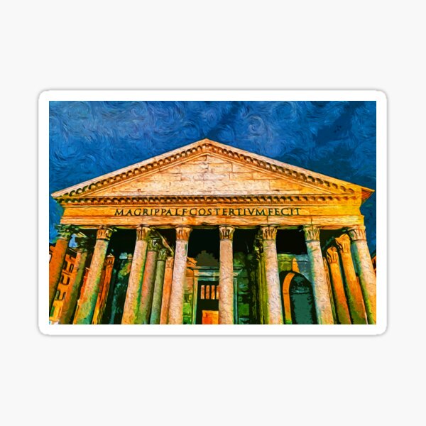 "The Roman Pantheon" Sticker for Sale by ErianAndre | Redbubble