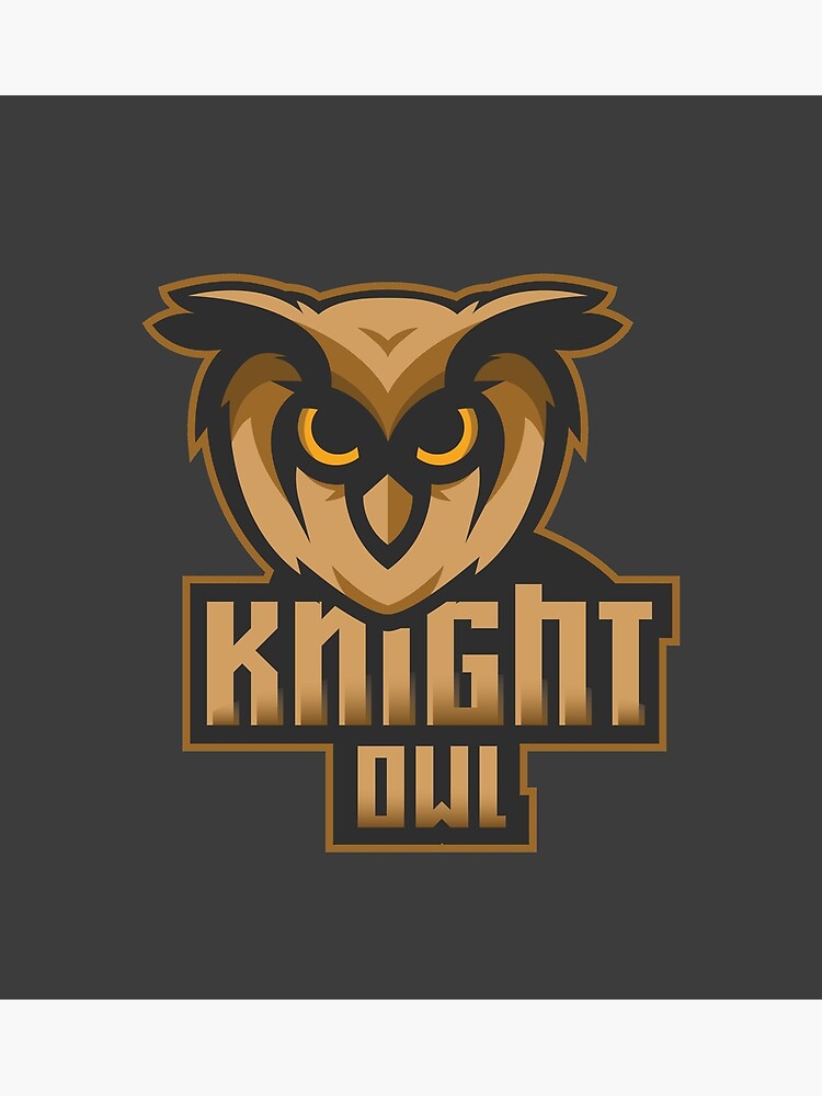 "Knight Owl Vector Illustration" Poster for Sale by Denihw | Redbubble