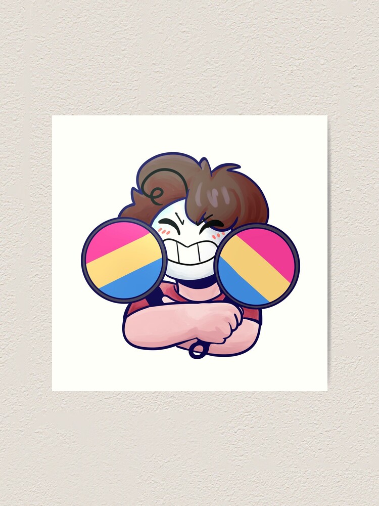 "Cryaotic Pansexual Pride" Art Print by burntcinnabun | Redbubble