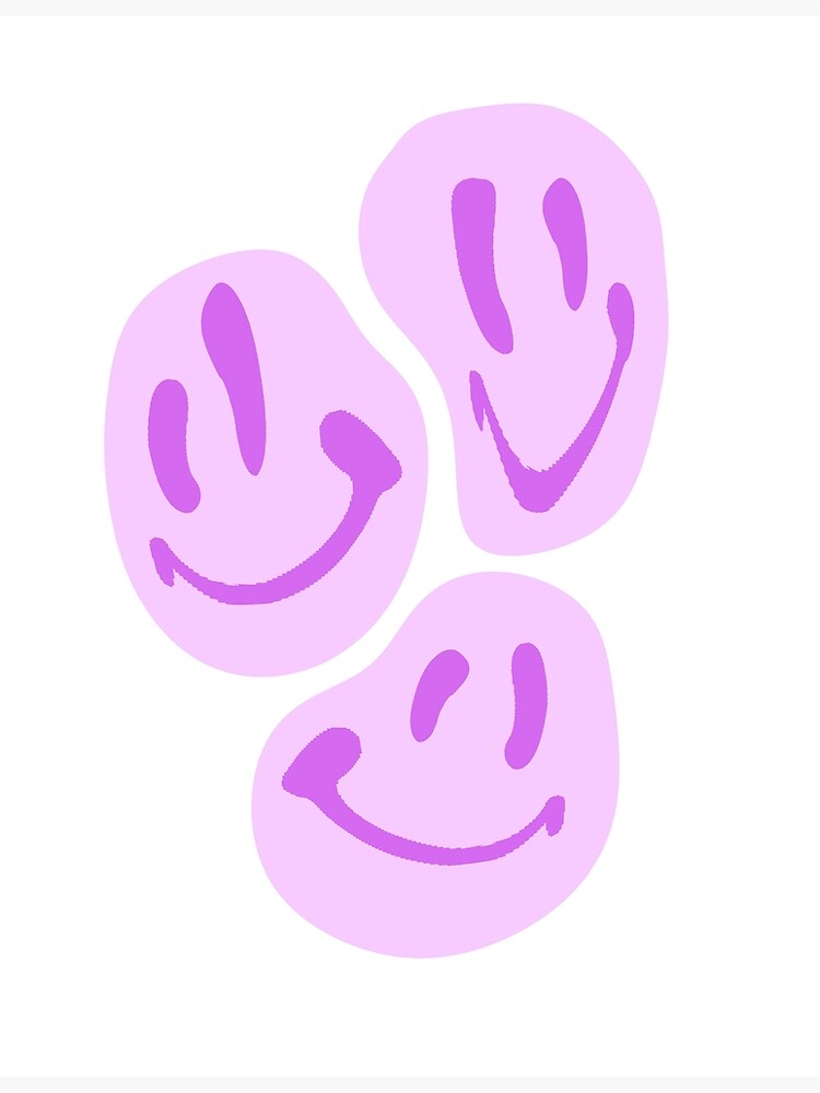 "PURPLE SMILES" Poster for Sale by oliviajin1223 | Redbubble