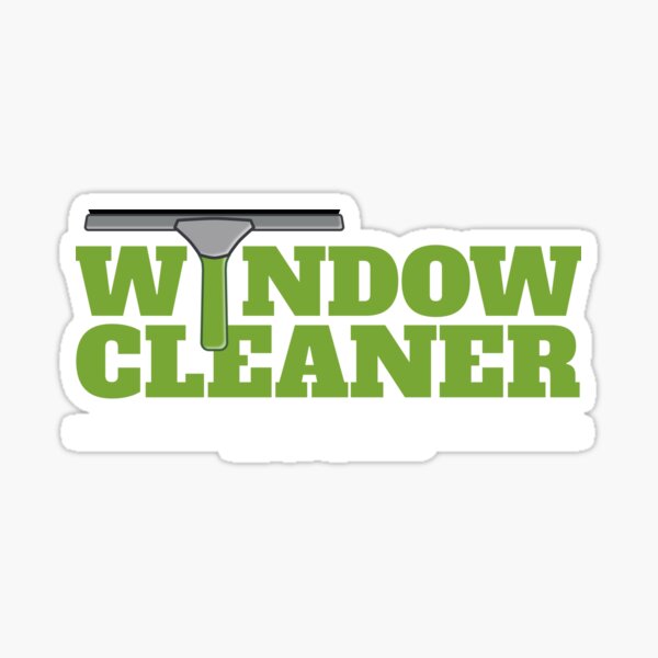 Window Cleaner Stickers | Redbubble