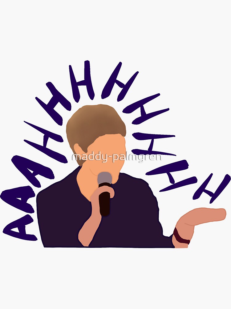 "Niall Horan - Ahh" Sticker by maddy-palmgren | Redbubble