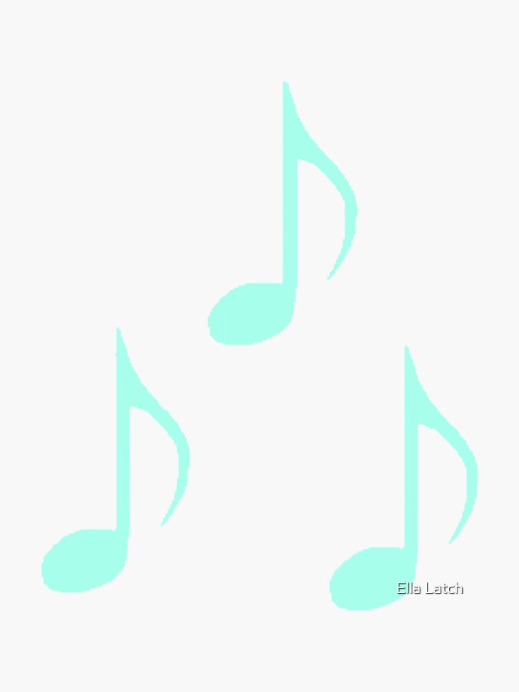 "Music note set stickers " Sticker by EllaLatch | Redbubble