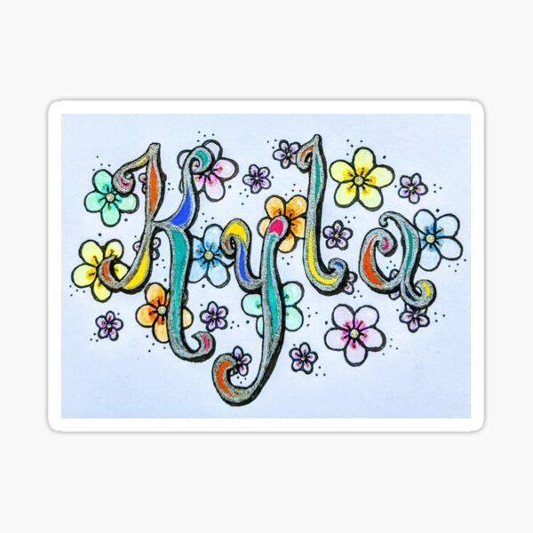 "Kyla " Sticker for Sale by RainbowOma | Redbubble